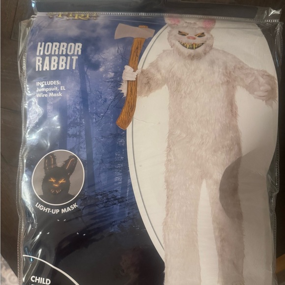 Spirit | Costumes | Spirit Horror Rabbit Kids Costume White And Pink ...